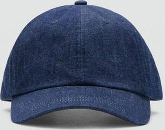 Mango Casquette 100 % coton denim bleu marine - Homme - Taille unique - MANGO MAN