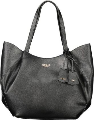 Guess Schwarze Polyethylen-Handtasche