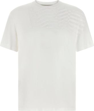 Golden Goose Homme, Tops, Blanc, Taille: M Journey T-shirt