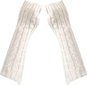 Generic Gants dhiver tendance en laine pour homme et femme - Gants dhiver pour garder au chaud - Mitaines dhiver pour femme - Isolation par temps froid (blanc