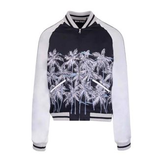 Palm Angels L&auml;ssiger bedruckter Bomber - - Jackets - Herren - Schwarzk - XL