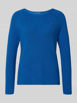 Tommy Hilfiger Regular Fit Strickpullover aus reiner Baumwolle
