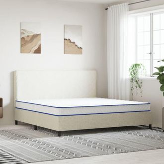 vidaXL Vidaxl - Matelas en mousse &agrave; m&eacute;moire de forme 200 x 180 x 17 cm