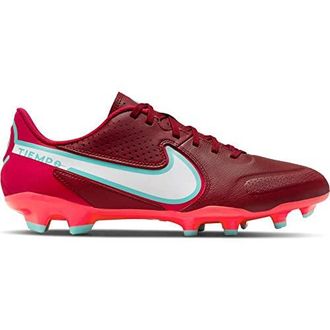 Nike Nike Multi-Ground Soccer Cleats Tiempo Legend 9 Academy MG, Team Red/White-Mystic Hibiscus, DA1174-616, 47 EU (12.5 US)