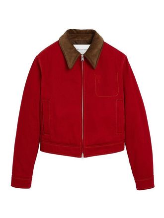 Ami Blouson Rembourr&eacute; - Rouge