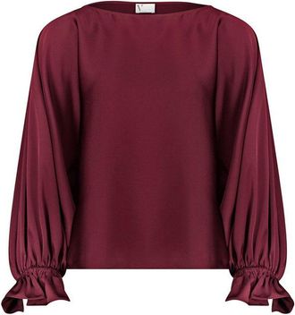Vera Mont Satinbluse Damen mit Fledermaus&auml;rmeln