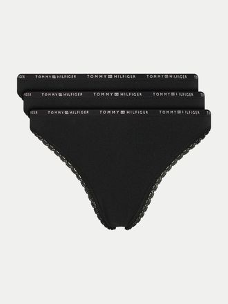 Tommy Hilfiger String-Set UW0UW05954 Schwarz