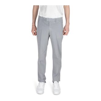 Jeckerson Graue Slim Fit Hose mit Amerikanischer Tasche - - Trousers - Herren - Grau - W32