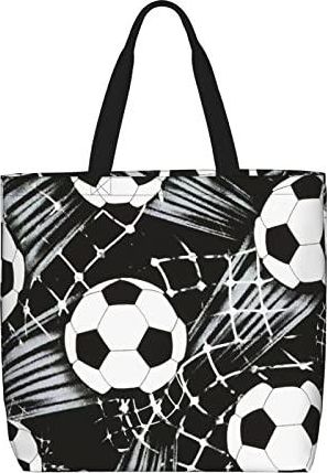 Generic Sac Fourre-Tout Football Sac Enfant Lavables Avec Poign&eacute;es Sacs En Toile, Pour Voyage, Filles, Tous Les Jours, Shopping