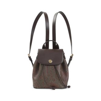 Etro Etro Rucks&auml;cke - Essential S Arnica Brown Cotton Backpack - Gr. unisize - in Grau - f&uuml;r Damen