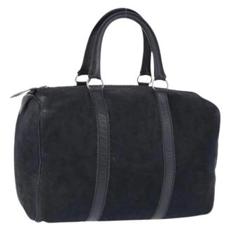 Dior Pre-owned Daim sacs-dior - Femme - Pre-owned - Bleu - Taille: ONE Size