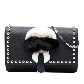 Fendi Pre-owned Wallet on Chain - - Pre-owned - Damen - Schwarzk - ONE SIZE