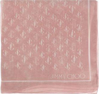 Jimmy Choo London Foulard en soie - Femme - Accessoires - Rose - Taille: ONE Size