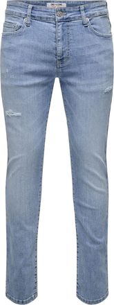 Only & Sons Male Slim Fit Jeans ONSLOOM Niedrige Taille Slim Fit Jeans