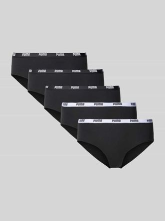 Puma Hipster mit elastischem Label-Bund im 6er-Pack