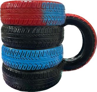 Generico Kaffeetasse, Reifen-Design, 300 ml, Geschirr, Getr&auml;nke, Dekoration, Kaffeetasse, f&uuml;r Geburtstag, Weihnachten, Erntedankfest, Ehemann, Vater, Zuhause, 