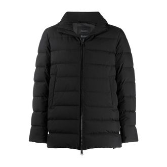 Herno Schwarze Daunenjacke mit Kapuze - - Jackets - Herren - Schwarzk - XL
