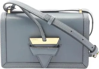 Loewe Sac bandouli&egrave;re en cuir Barcelona Pre-owned - Femme - Pre-owned - Bleu - Taille: ONE Size