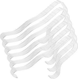 Cabilock 6stücke Teiliges Schuhformer Transparent Für Damenschuhe High Heels Sandaletten Boots Leichtes Kunststoffmaterial Praktischer Präsentationsständer Für