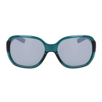 Nike Quadratischer Rahmen-Sonnenbrille f&uuml;r Damen (Petrol/Silber)