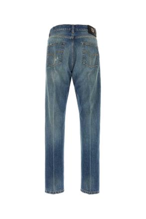 Versace Mens Denim Jeans 1d800mediumblue Cotton