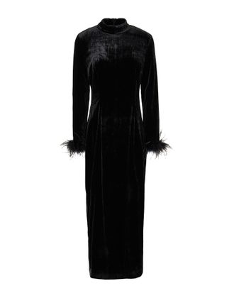 8 by YOOX VELVET MIDI DRESS