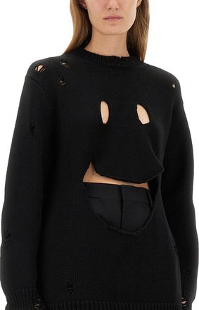 Moschino Virgin Wool Sweater - Black