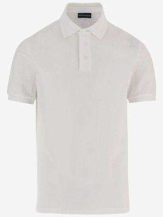 Emporio Armani Polo en coton Emporio Armani avec logo