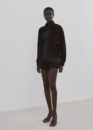 Mango Asymmetrischer Rollkragenpullover anthrazit - Damen - XS - MANGO