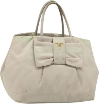Prada Sac cabas vintage doccasion - Femme - Pre-owned - Gris - Taille: ONE Size