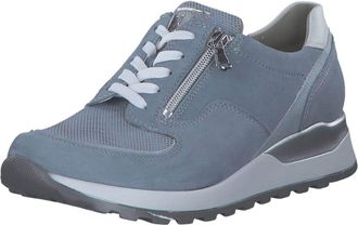 Waldl&auml;ufer Schn&uuml;rschuh Waldl&auml;ufer Hiroko Schuhe blau sky H-Weite OrthoTritt 364H15