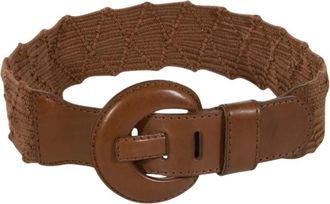 Gavazzeni Femme, Accessoires, Brun, Taille: 75 CM Ceinture Naxos