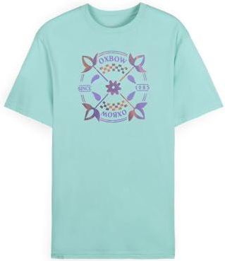 Oxbow Tee-shirt manches courtes SUNFADED Ete 2026 Manches courtes, Col rond, Motif sur lavant
