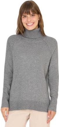 Cecil 3015608 Pull structuré, Sporty Grey Melange, XXL Femme