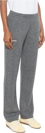 Sporty & Rich Femme, Pantalons, Gris, Taille: 38 FR Pantalon de surv&ecirc;tement Heritage Yankees Serif en cachemire