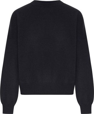 Lisa Yang Pull Col Rond - Noir