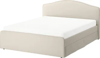 IKEA RAMNEFJ&Auml;LL Bettgestell, gepolstert
