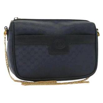 Gucci Sac bandouli&egrave;re en toile Pre-owned - Femme - Pre-owned - Bleu - Taille: ONE Size