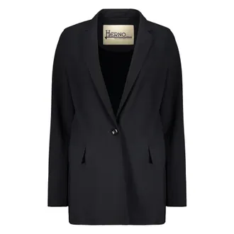 Herno Femme, Vestes, Bleu, Taille: 38 FR Veste &Eacute;l&eacute;gante Classique
