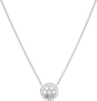 Fossil Collier Pour Femmes En Argent Fin, Longueur : 40Cm + 2.54Cm + 2.54Cm Collier En Argent Fin, JFS00520040