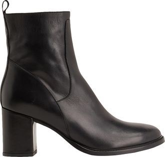 8 by YOOX LEATHER ROUND-TOE ANKLE BOOT