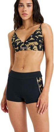 Roxy Active Shorty - Bikini Bottoms for Women - Bas de Bikini - Femme - M - Noir