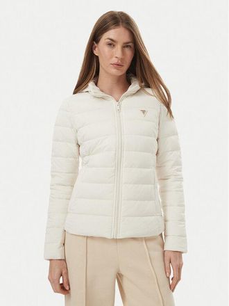 Guess &Uuml;bergangsjacke V4YL04 WF3X0 &Eacute;cru Regular Fit
