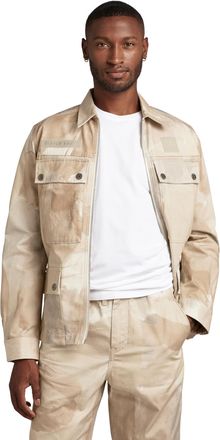 G-Star RAW Herren 4 Pocket Zip Jacke, Mehrfarben (whitebait watercolor camo D22941-D326-D939), XL