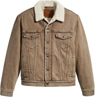 Levi's Veste en jean molletonn&eacute;
