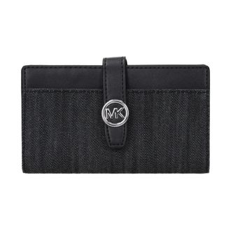 Michael Kors Luxuri&ouml;ses Stoffportemonnaie mit schlankem Design - - Accessories - Damen - Schwarzk - ONE SIZE