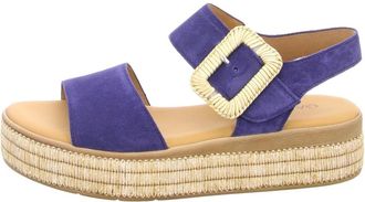 Gabor Plateau Sandale - - Shoes - Damen - Blau - 41 EU