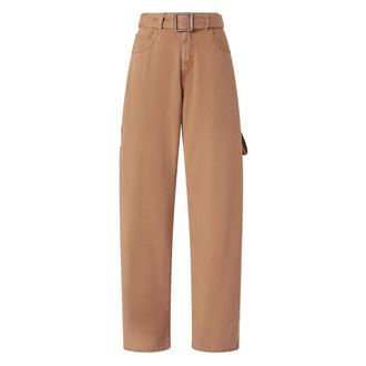 Pinko Denim Ballon-Fit Hose mit Distressed-Farbe - - Jeans - Damen - Braun - W26