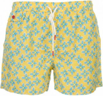 Kiton Homme, Maillots de bain, Jaune, Taille: 2XL Boxer de bain