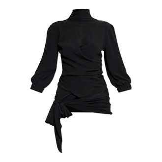 The Attico Logo Top - - Blouses & Shirts - Damen - Schwarzk - XS